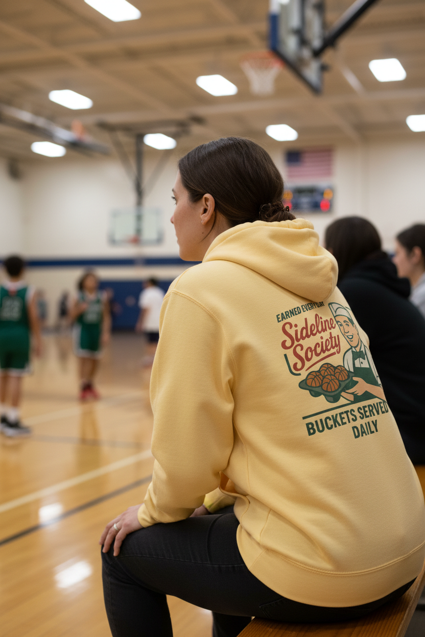 Buckets Served Daily Hoodie — Earned Everyday x Sideline Society